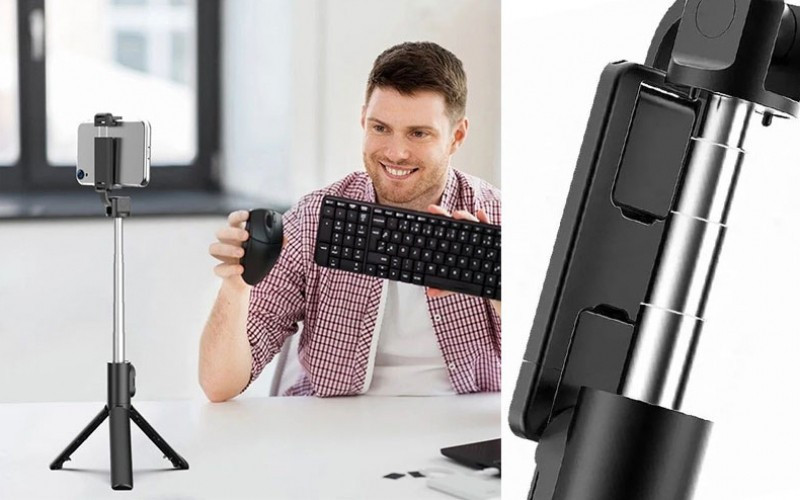 P30 Prémium Wireless Selfie bot és Állvány egyben - távirányítóval ...